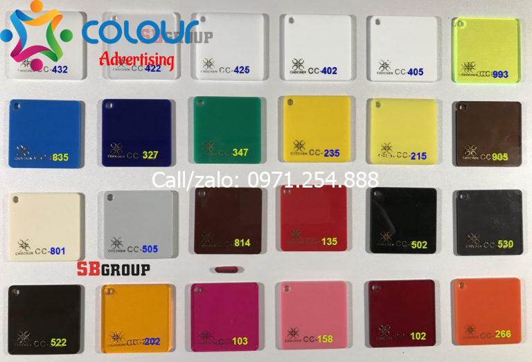 Bảng code mã màu HTML, CSS, RGB, CMYK chuẩn đầy đủ miễn phí