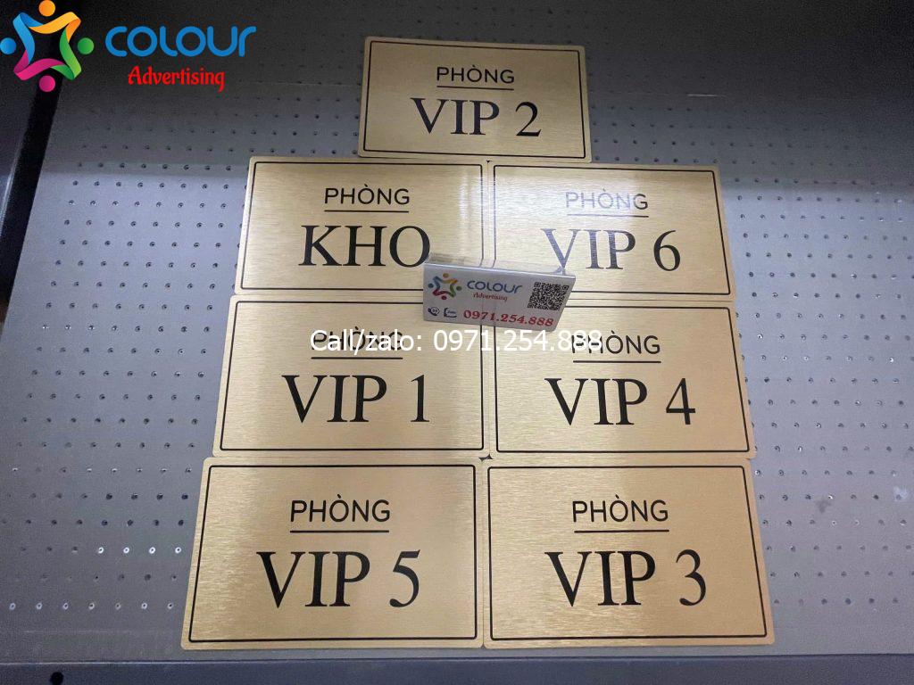 Làm biển phòng Vip cho nhà hàng, Khách sạn, Karaoke, Văn phòng...